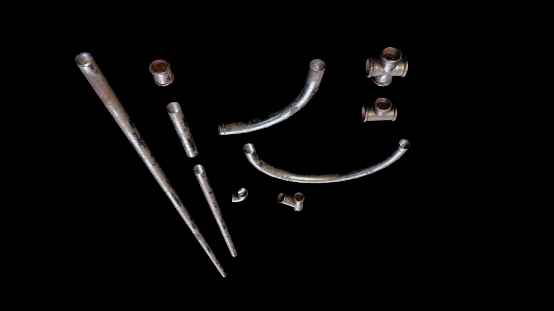 Pipe Free asset Low poly set - Download Free 3D model by JonhGillessen ...