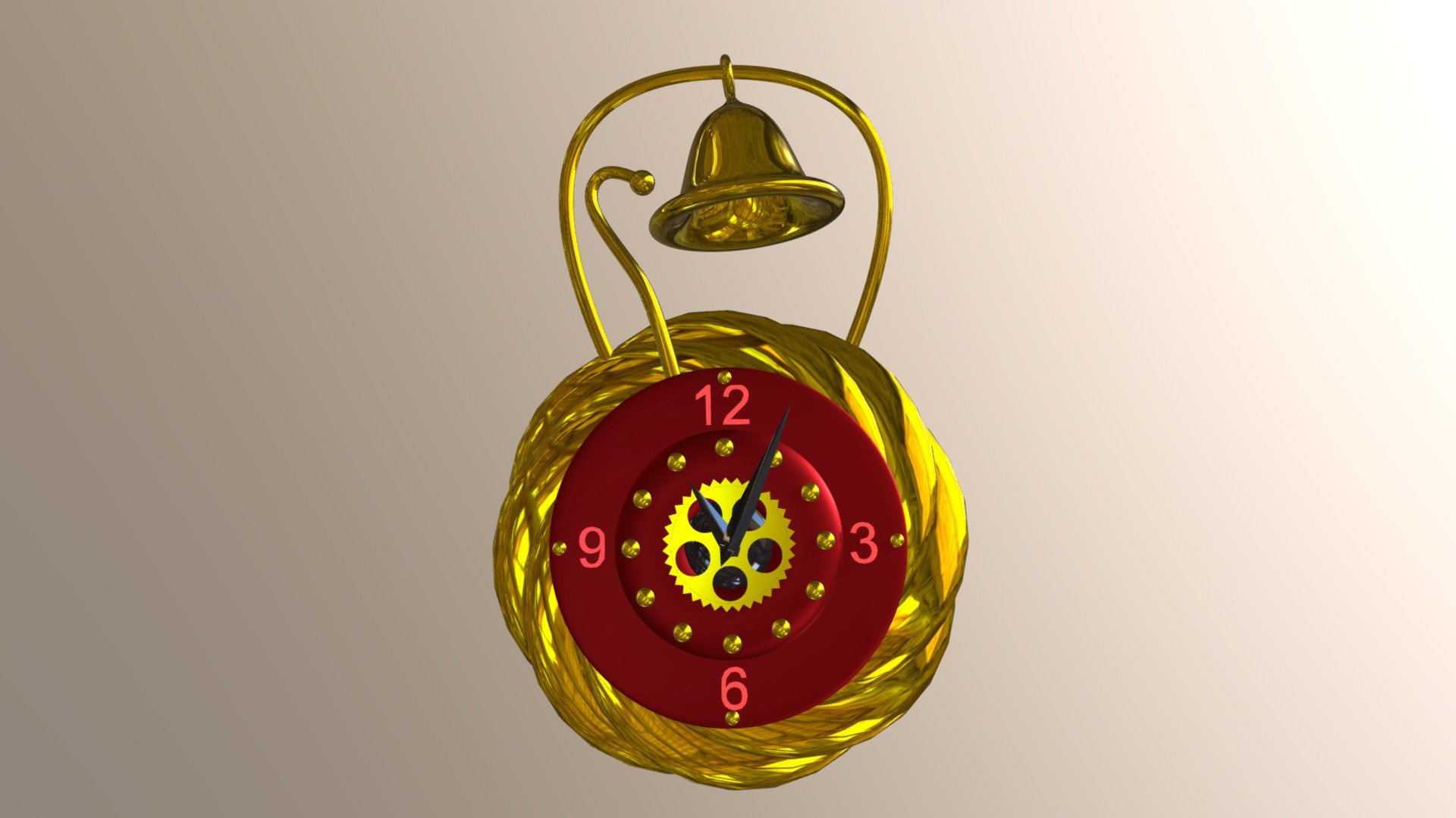 Designer Clock - Download Free 3D model by AVZ (@micropalaeontology ...