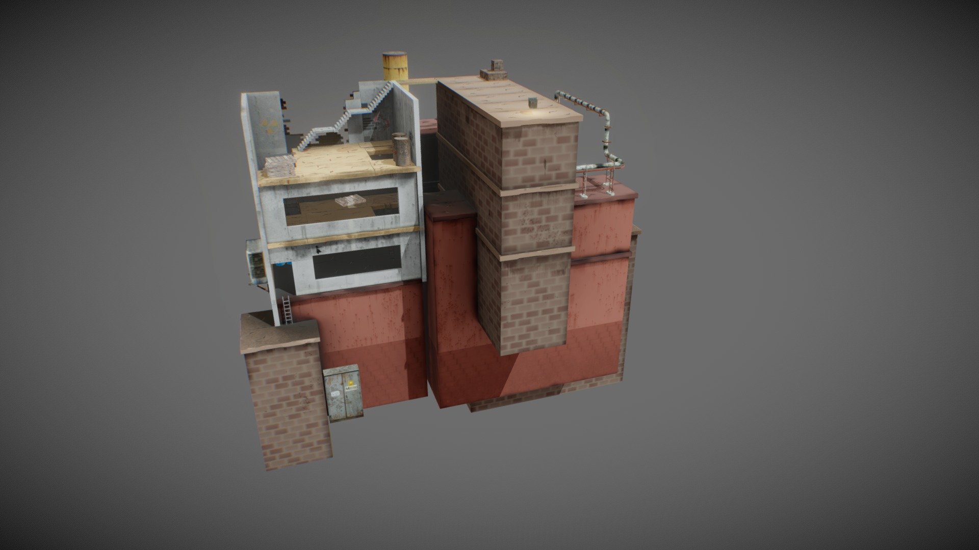 Shooter Level - 3D model by Julia K. (@juventa) [cbcd3e2] - Sketchfab