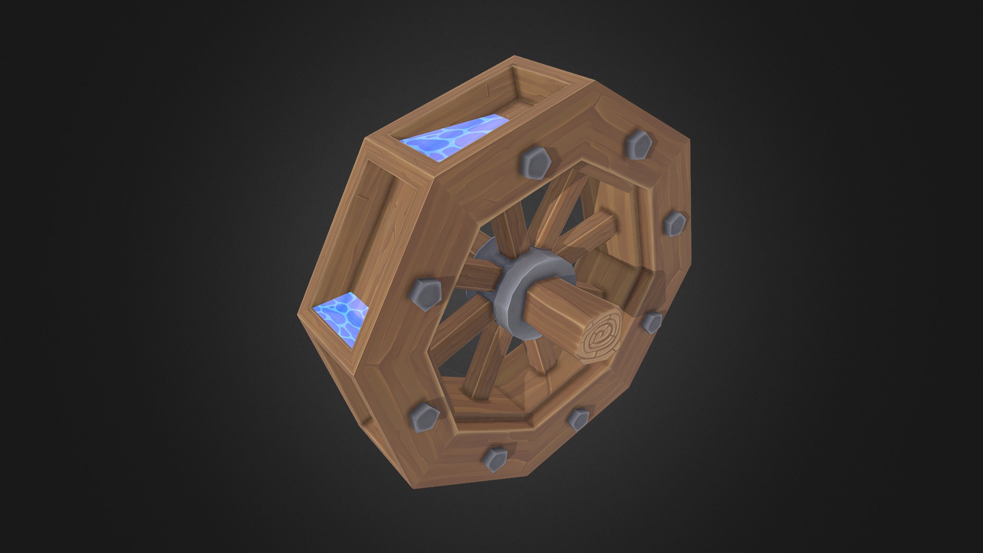 Water Wheel - 3D model by Graham (@graham3d) [cbce0e8] - Sketchfab