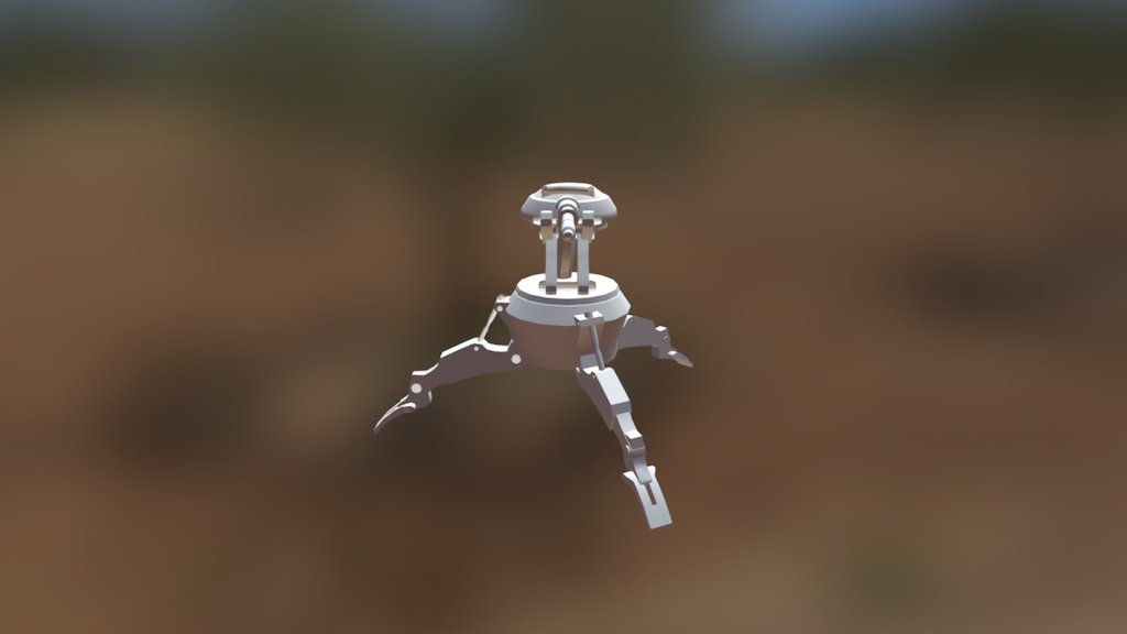 Droid_Turret_Milenka_Rufrancos - Download Free 3D model by ...