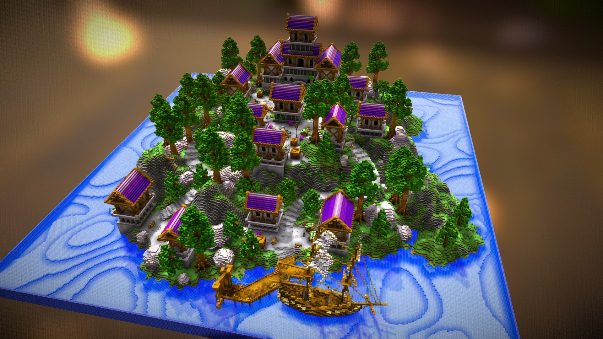 Island Oasis 350x350 - 3D model by StormBlock (@grgicmateo) [cbcf671 ...