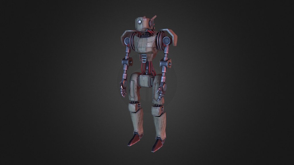 Old Robot - 3D model by Vaughan.Staehr [cbd0d52] - Sketchfab