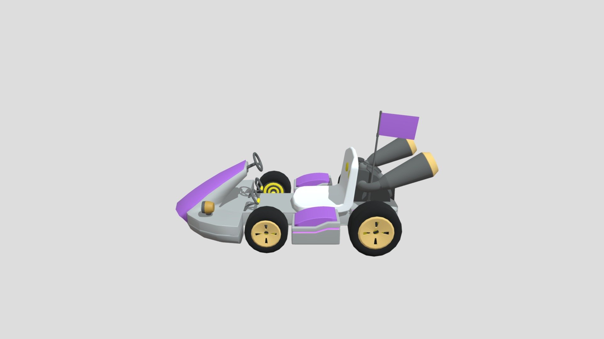 Go Kart - 3D model by ALC_ParkerT [cbd14d9] - Sketchfab