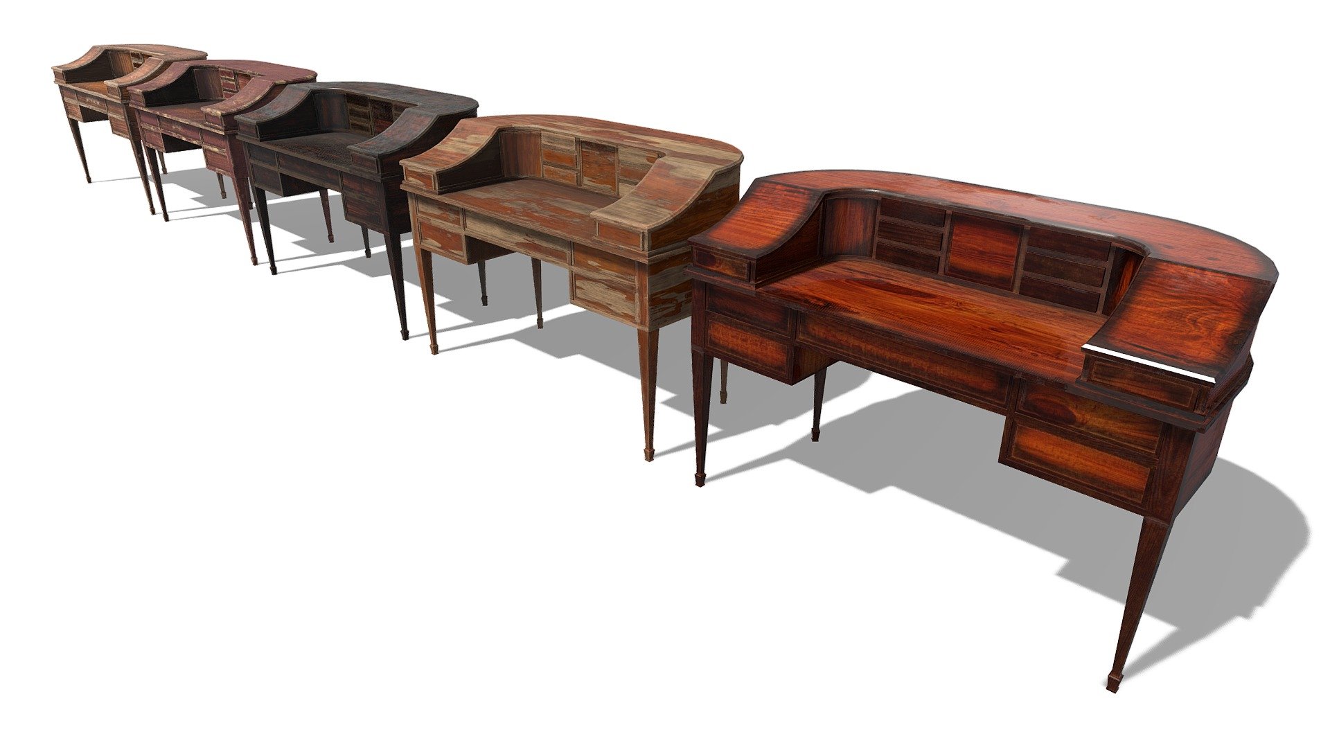 Desks - Buy Royalty Free 3D model by Studio Lab (@studiolab.dev ...