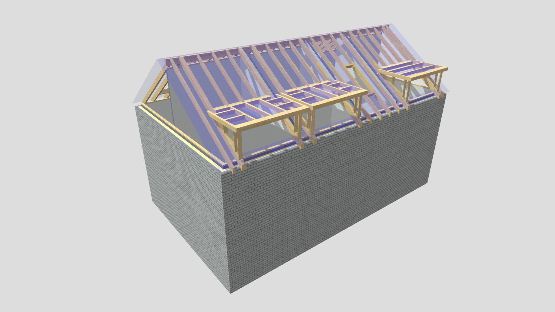 TS1879 - Millstream Cut Roof Variation 4 - 3D model by bazyelland ...