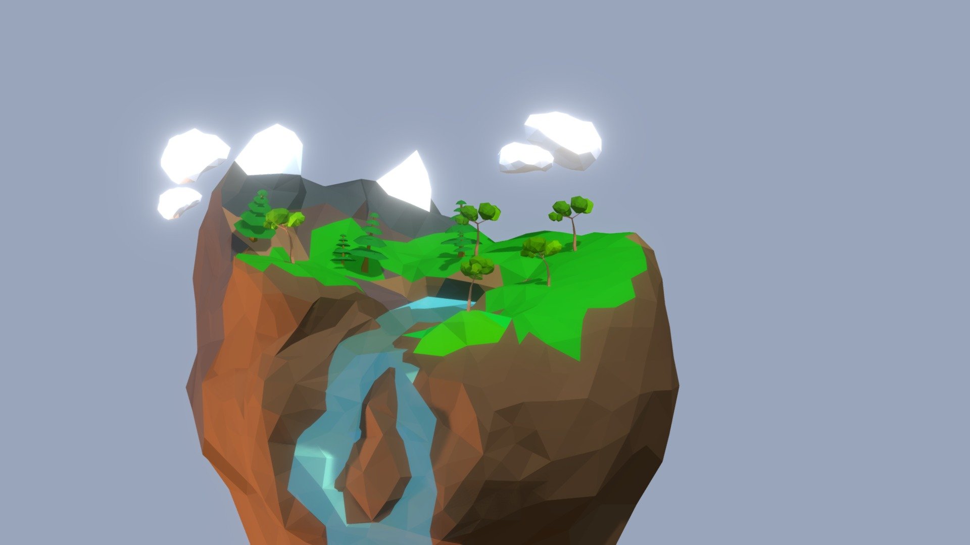Floating Island - 3D model by Wessiewess (@Wessiwess) [cbd296f] - Sketchfab