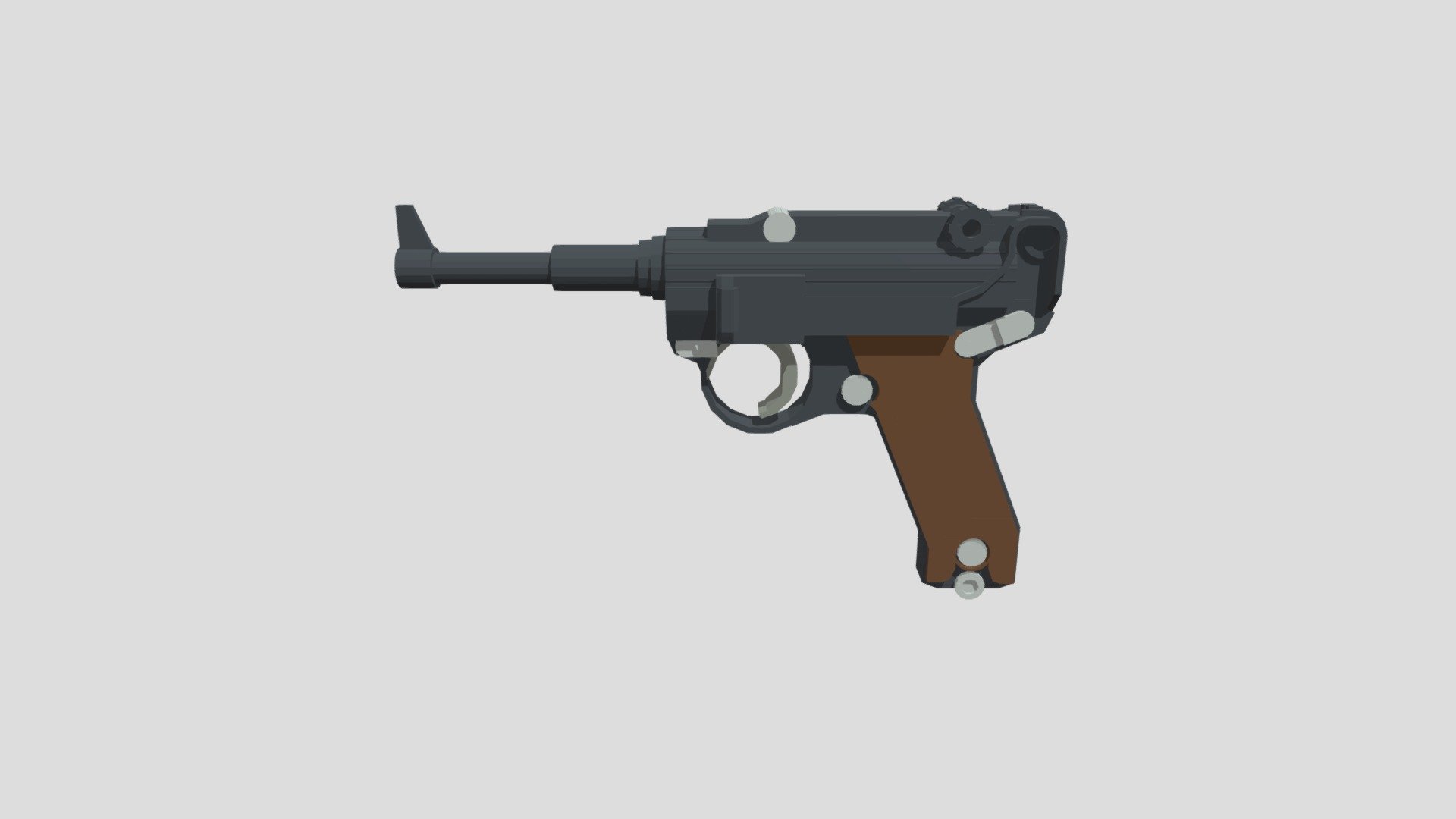 Luger P08 - 3D model by bamcar [cbd2ae7] - Sketchfab