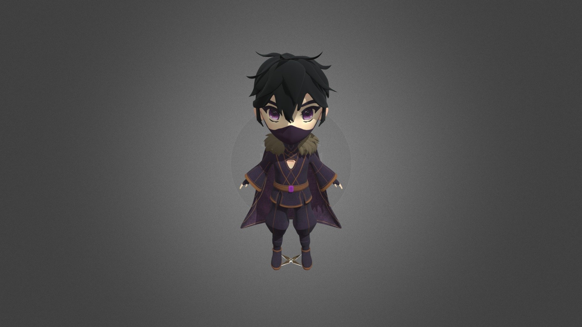 Chibi Toon Style Ninja Game Character Model - 3D model by B.o.d.G.e.r ...
