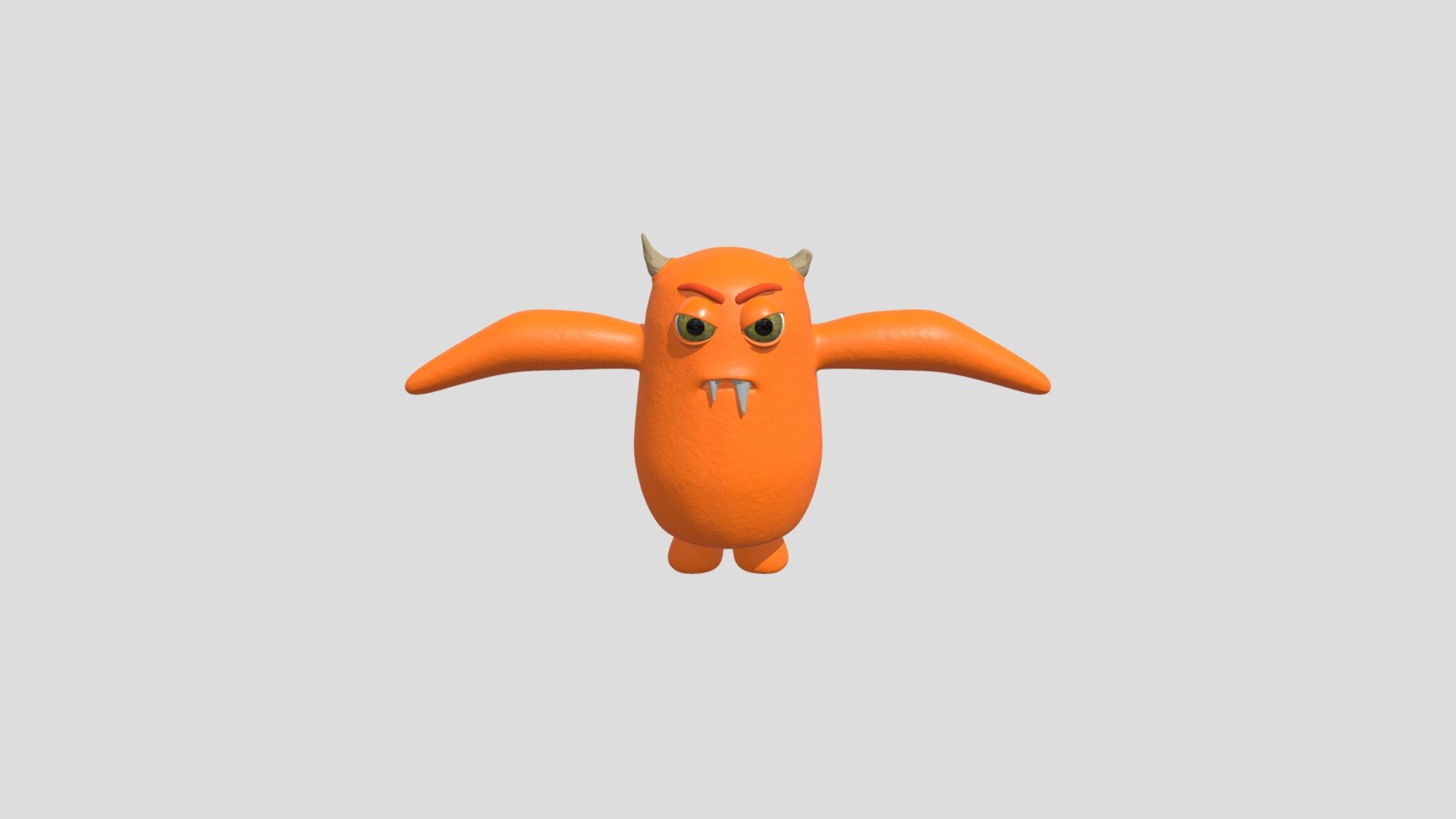 Elliot the Monster - 3D model by malakabouelenein [cbd626f] - Sketchfab
