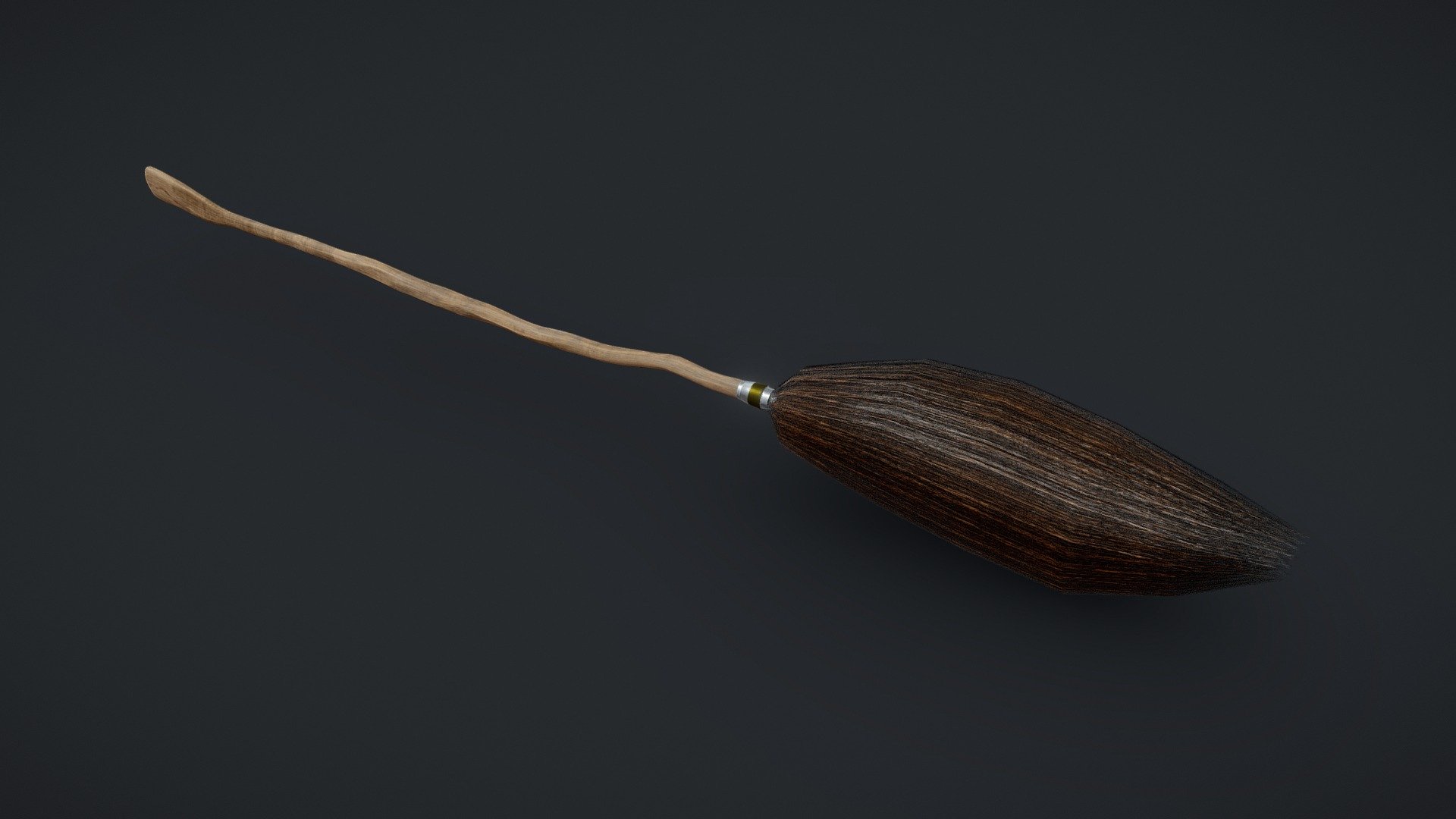 Witches Magic Broom for Flying Low-poly 3D model - Buy Royalty Free 3D ...
