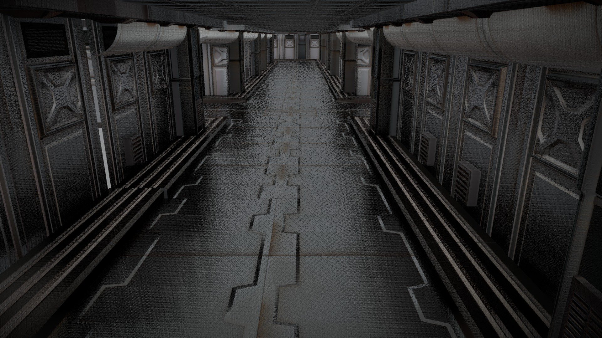 Corridor - 3D model by Gozfather [cbd9b73] - Sketchfab