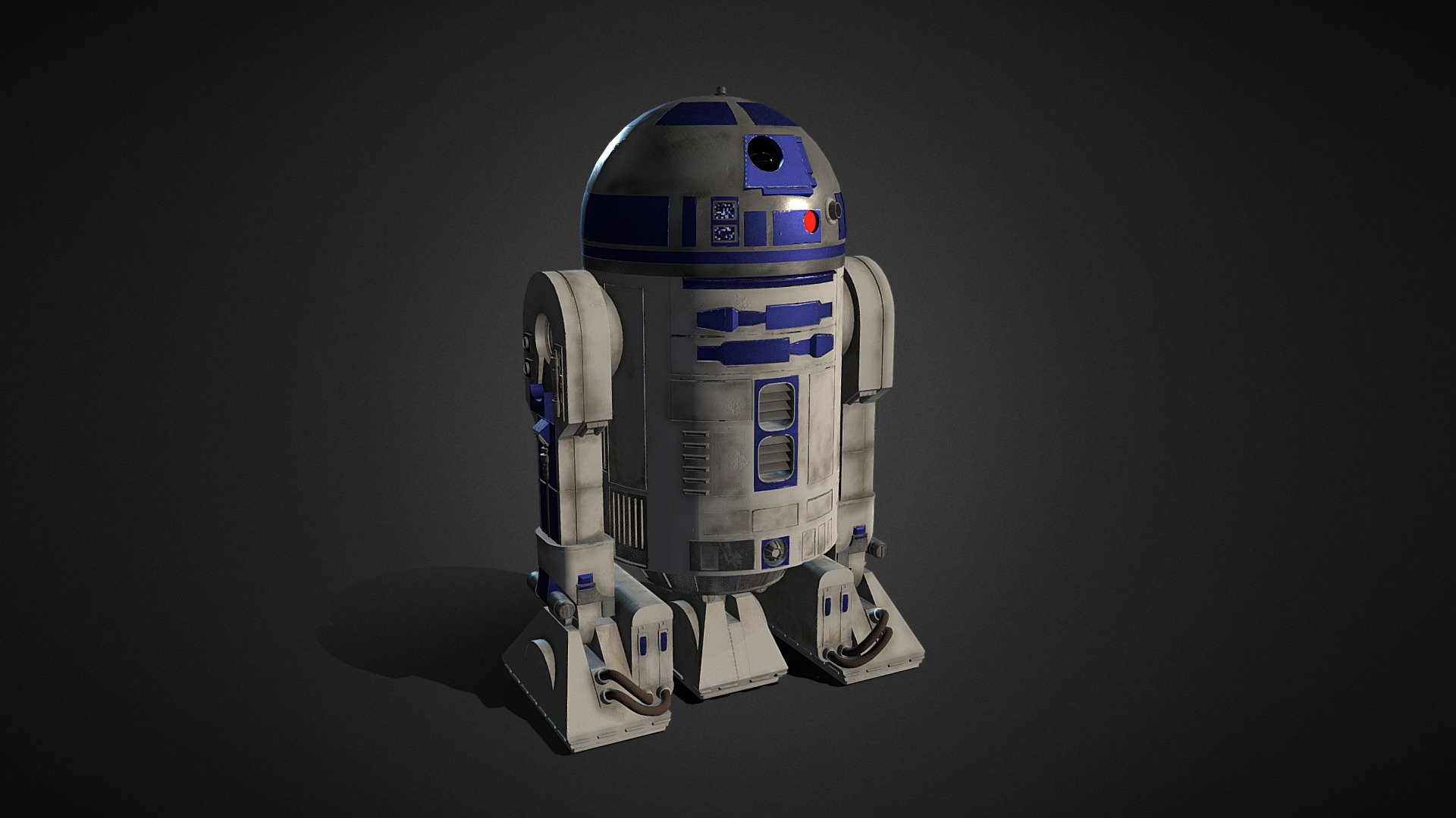 R2D2 - Star Wars - 3D model by Bastien_1102 (@Bastien-1102) [cbda5e1] - Sketchfab