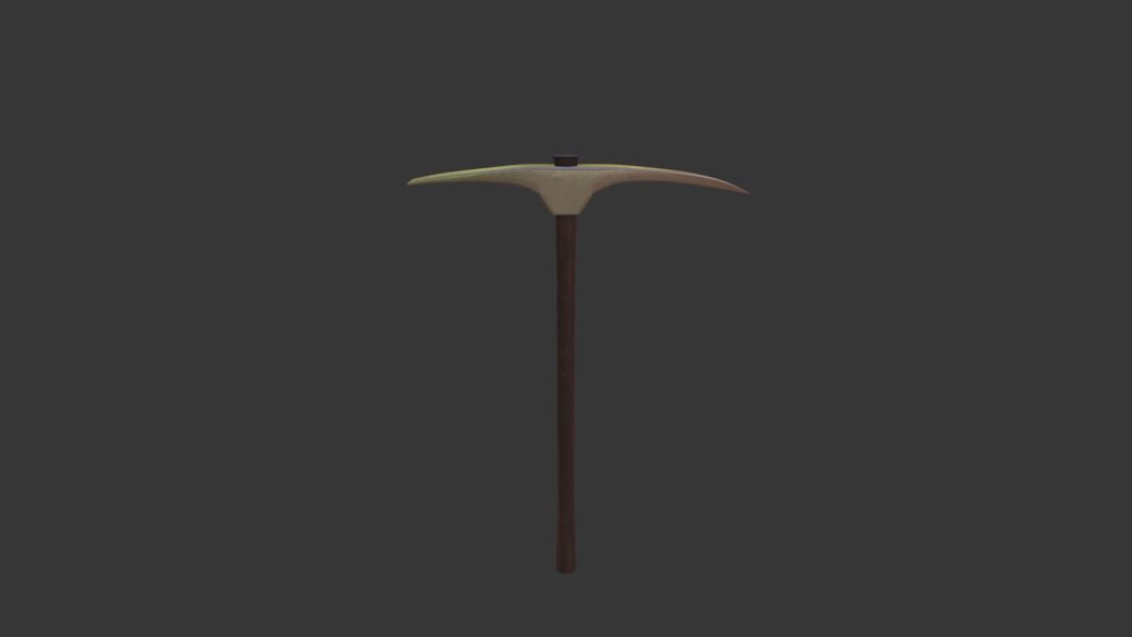Pickaxe - 3D model by Steven A. (@stevenderesort) [cbdafd0] - Sketchfab