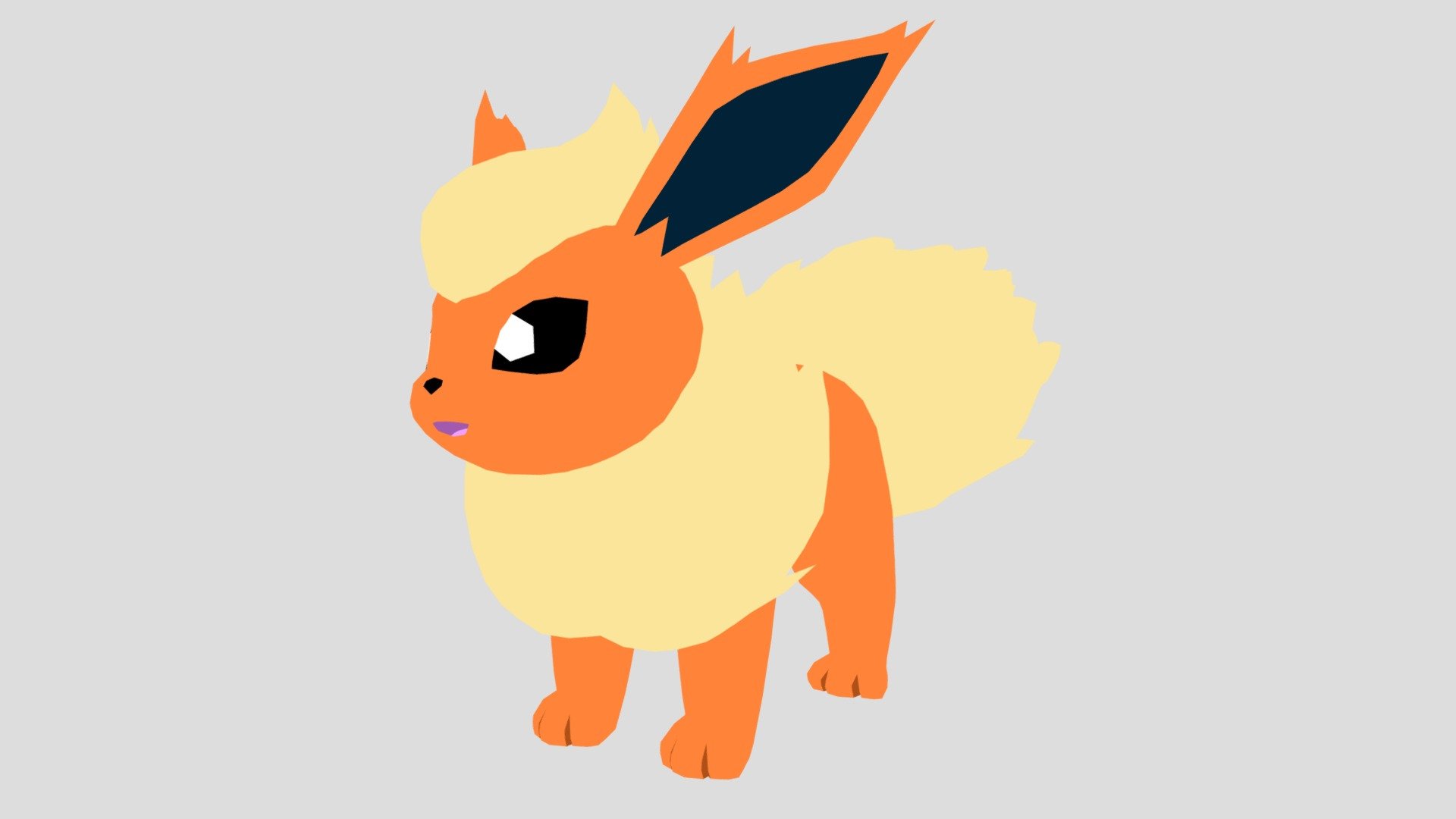 Flareon - Download Free 3D model by Mariokart07 [cbdb6dc] - Sketchfab