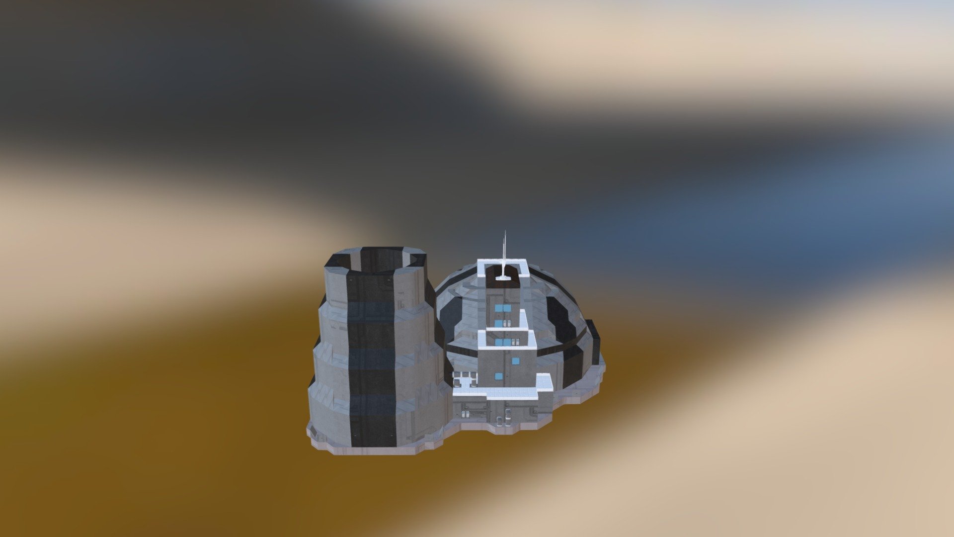Uranium Power Plant - 3D model by samerrie [cbdbca0] - Sketchfab