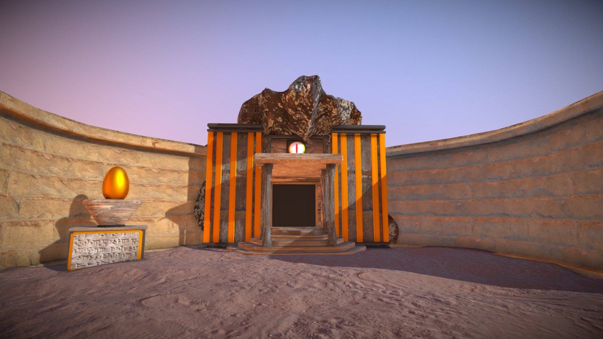 Ancient Temple - 3D model by Gabite7 [cbdcc67] - Sketchfab