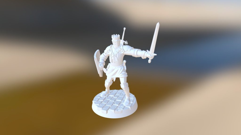Knight On Foot - 3D model by 3d.g2a.com [cbdd240] - Sketchfab
