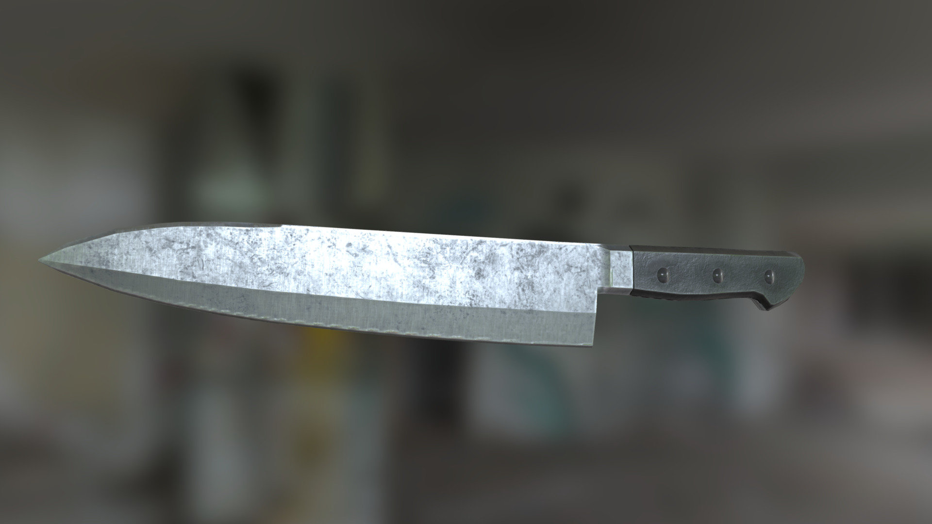 Gyuto Knife 8 - 3D model by powers28 [cbde1dd] - Sketchfab