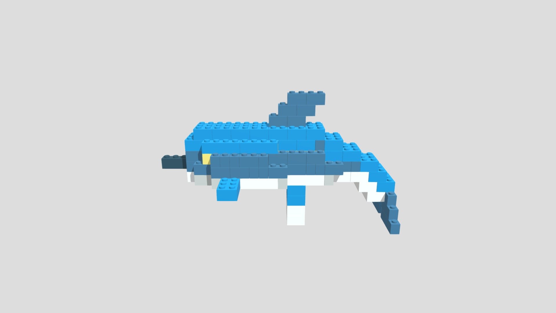 Dolphin - 3D model by Jeet Mukesh Hirani (@jeetmukeshhirani) [cbdf28d ...