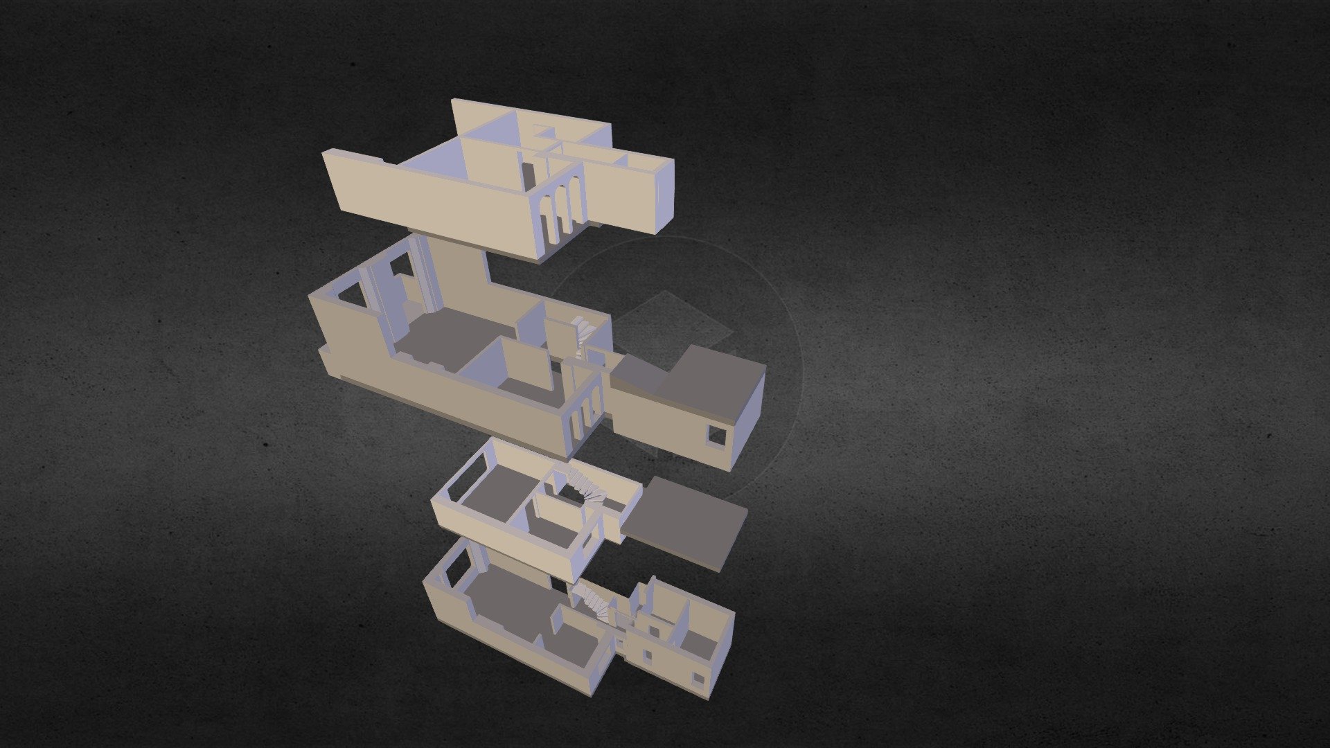 exploaded_walls - 3D model by sp-3dCAD [cbe0641] - Sketchfab