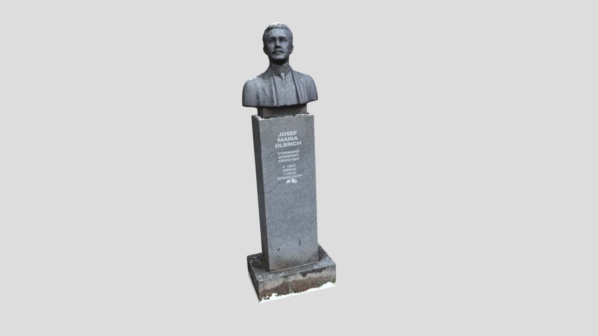Bust of Josef Maria Olbrich - Download Free 3D model by spsopavaCZ ...