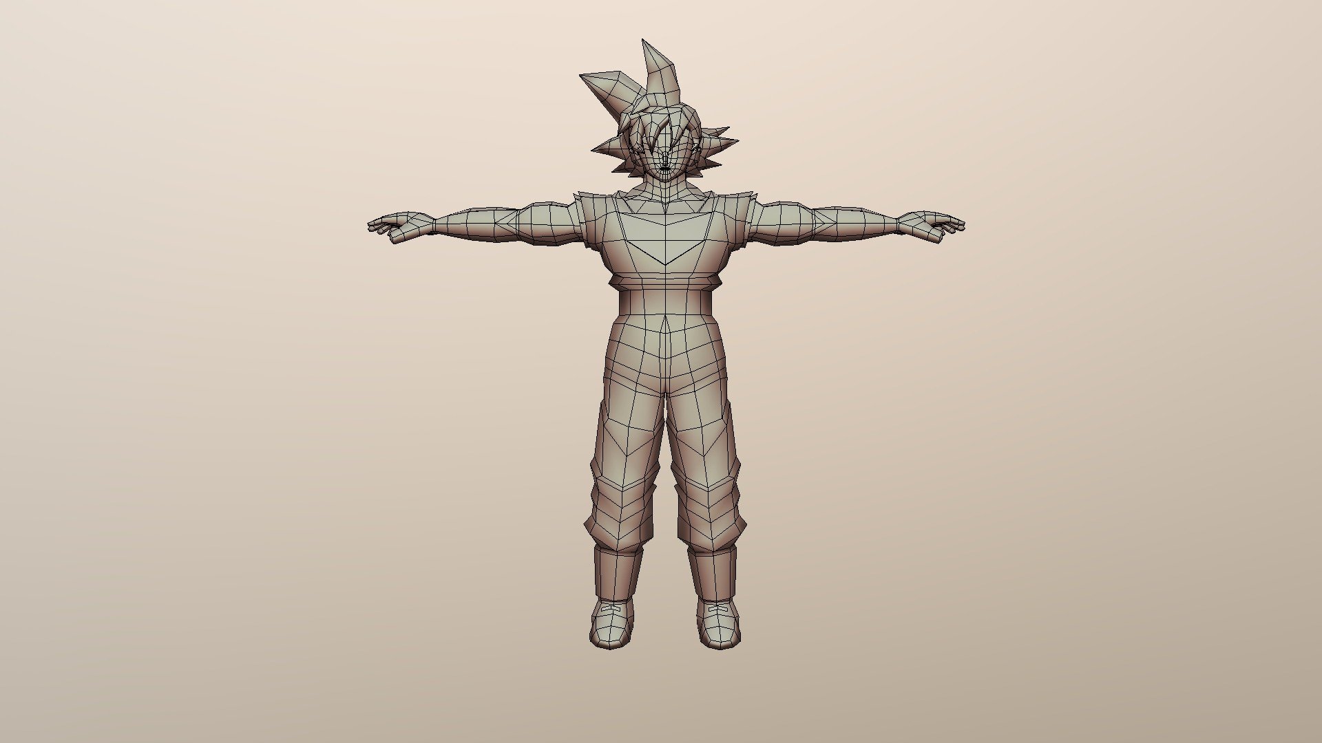 Goku - 3D model by w0124ei [cbe13e3] - Sketchfab