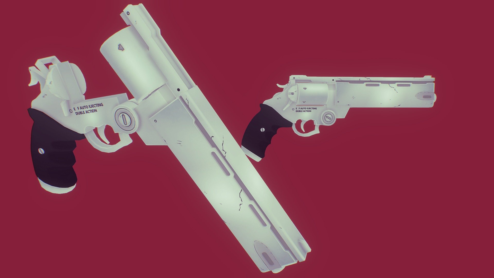 Trigun Badlands Rumble - Vash's Gun - Buy Royalty Free 3D model by ...