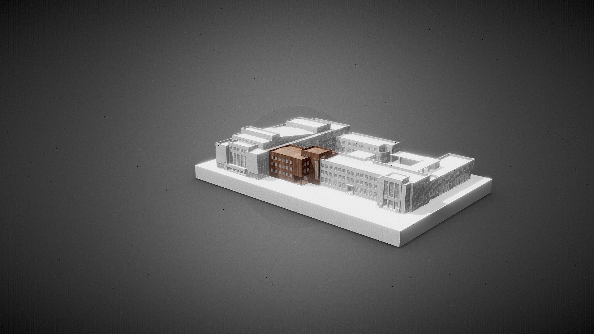 Centro de Extensión Universidad del Bío-Bío - 3D model by Dirección de ...