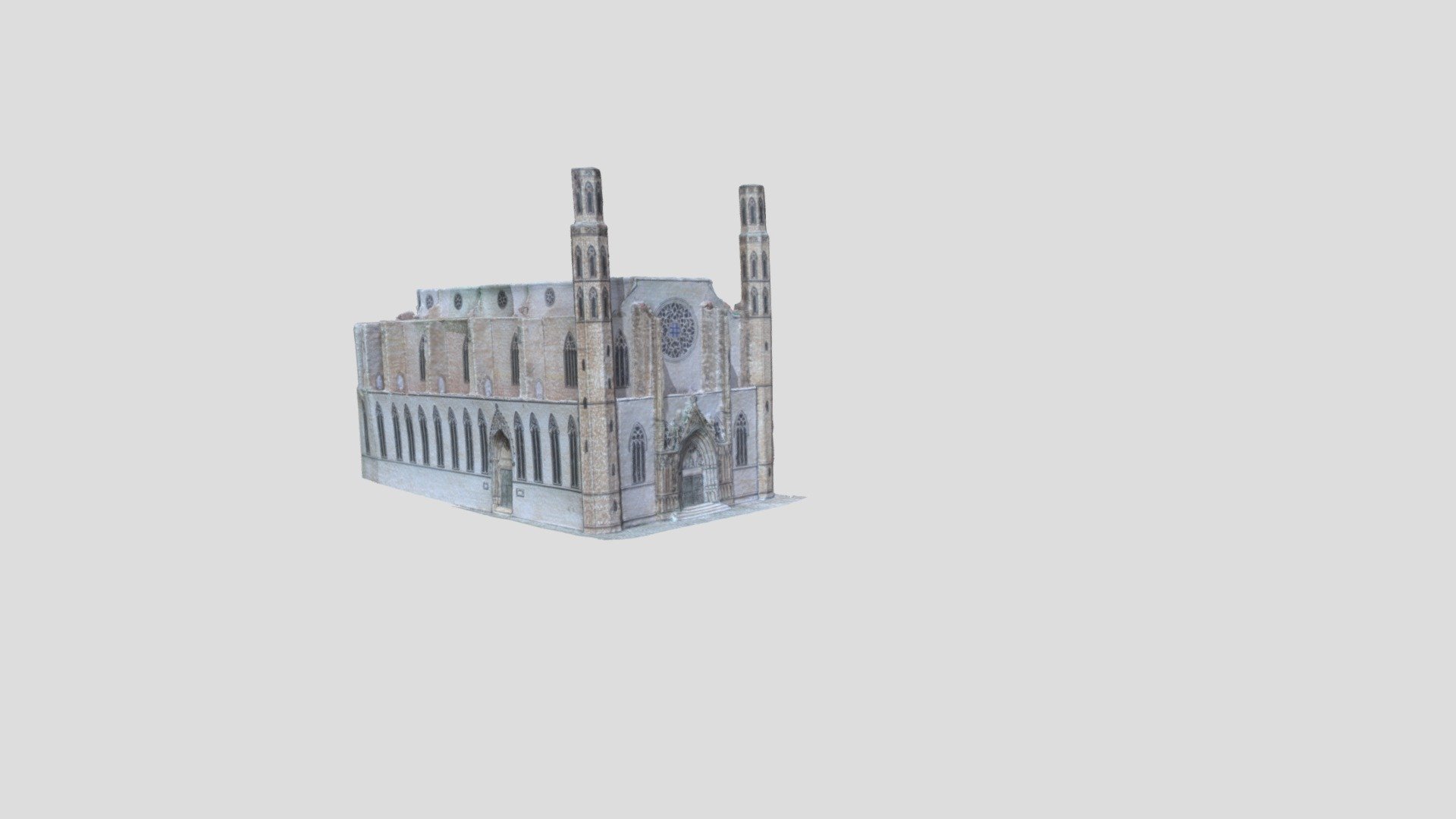 Santa Maria del Mar. - 3D model by adriancrespin (@adriancrispin ...