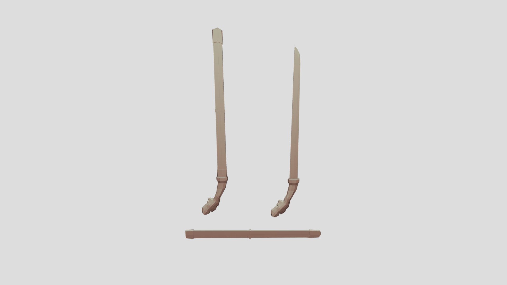 Pedang Kelewang Lombok - 3D model by Shahrazad2001 [cbe416c] - Sketchfab