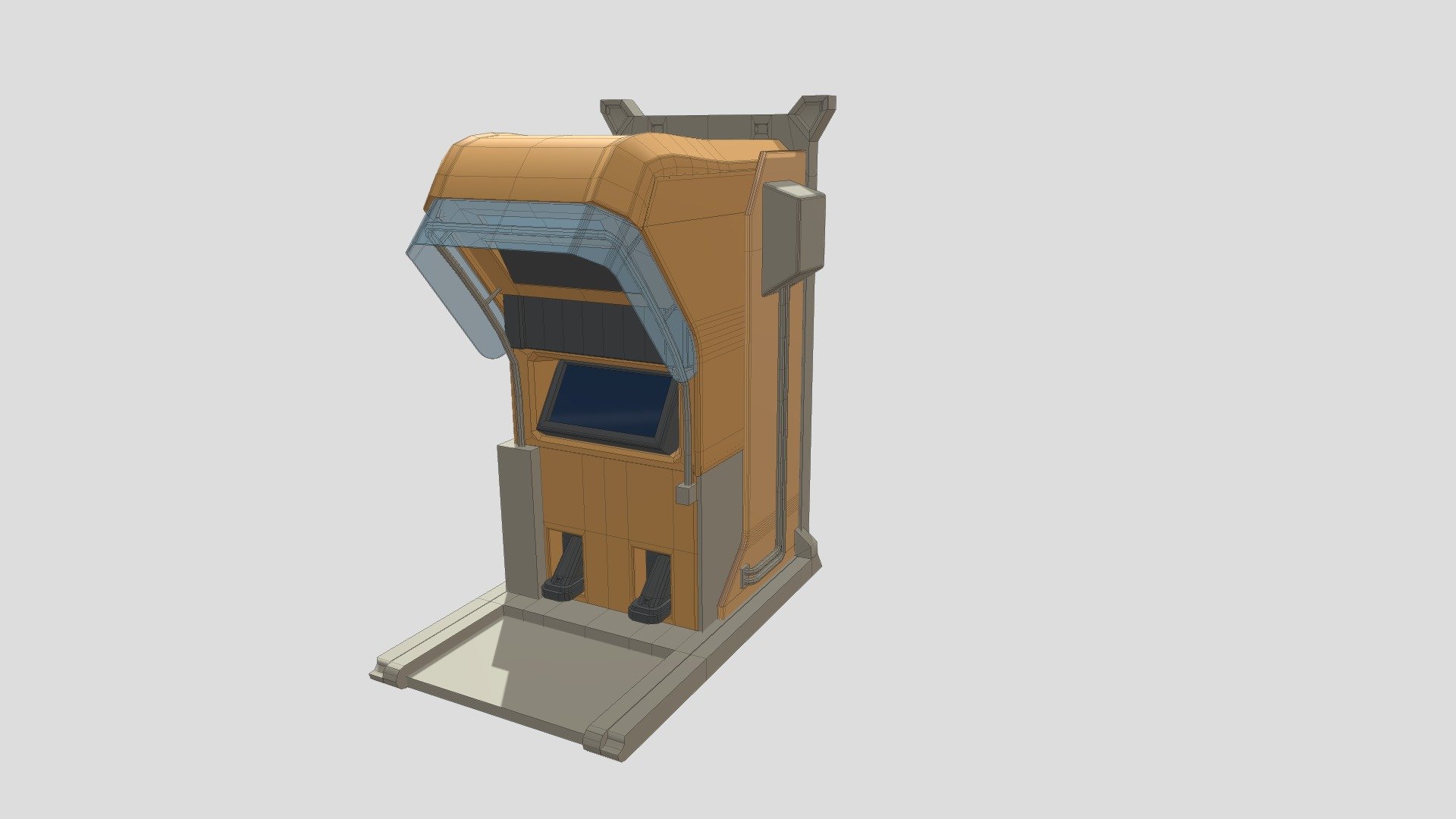 Cyberpunk ATM - 3D model by PupperPunch [cbe5ef7] - Sketchfab