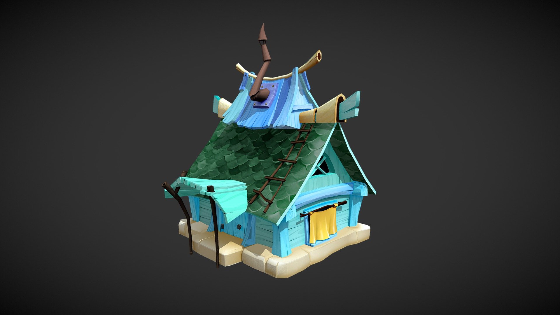 Witch house - 3D model by Telenchenko Aleksei (@caravangoes) [cbe71dd ...