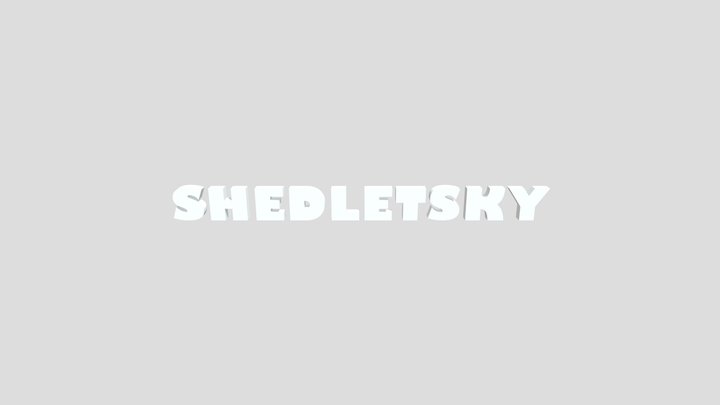Shedletsky 3D models - Sketchfab