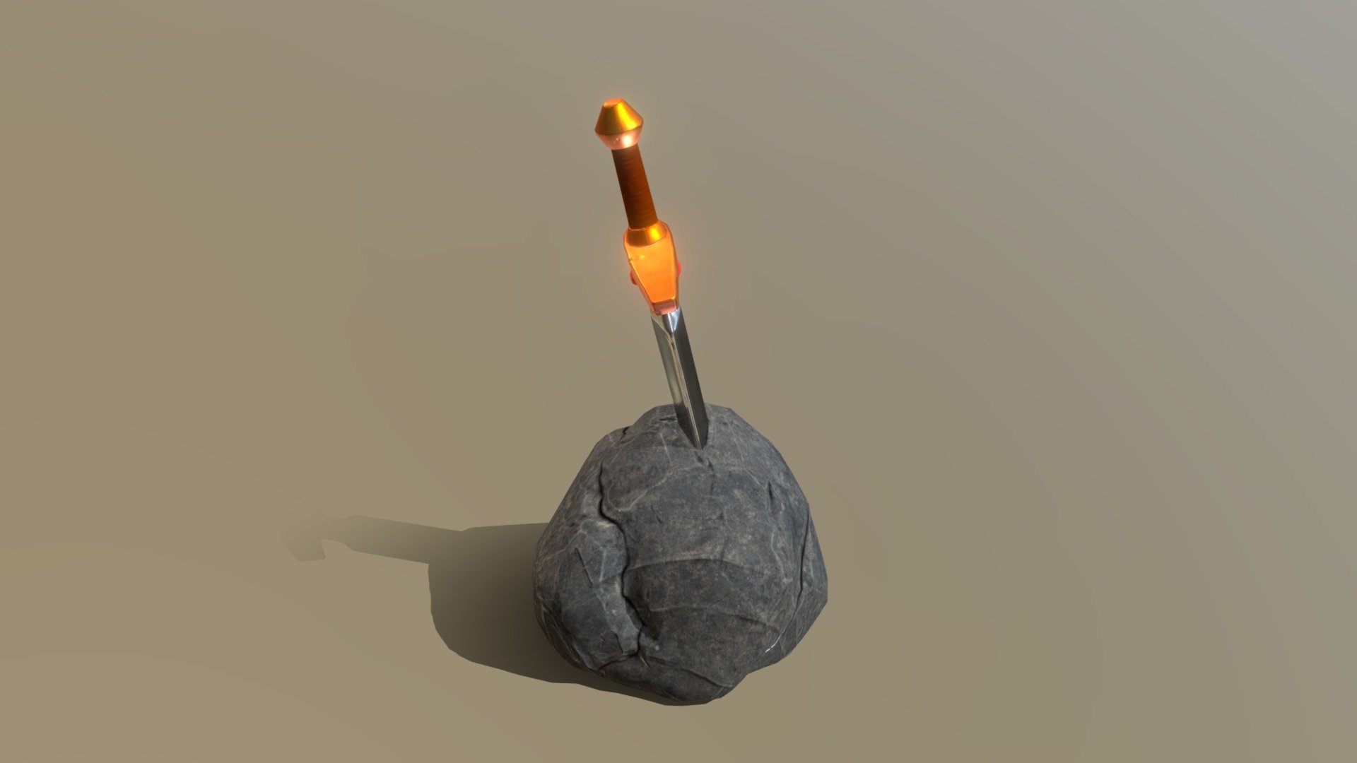 Sword Stone - 3D model by BrockNewton [cbe7690] - Sketchfab