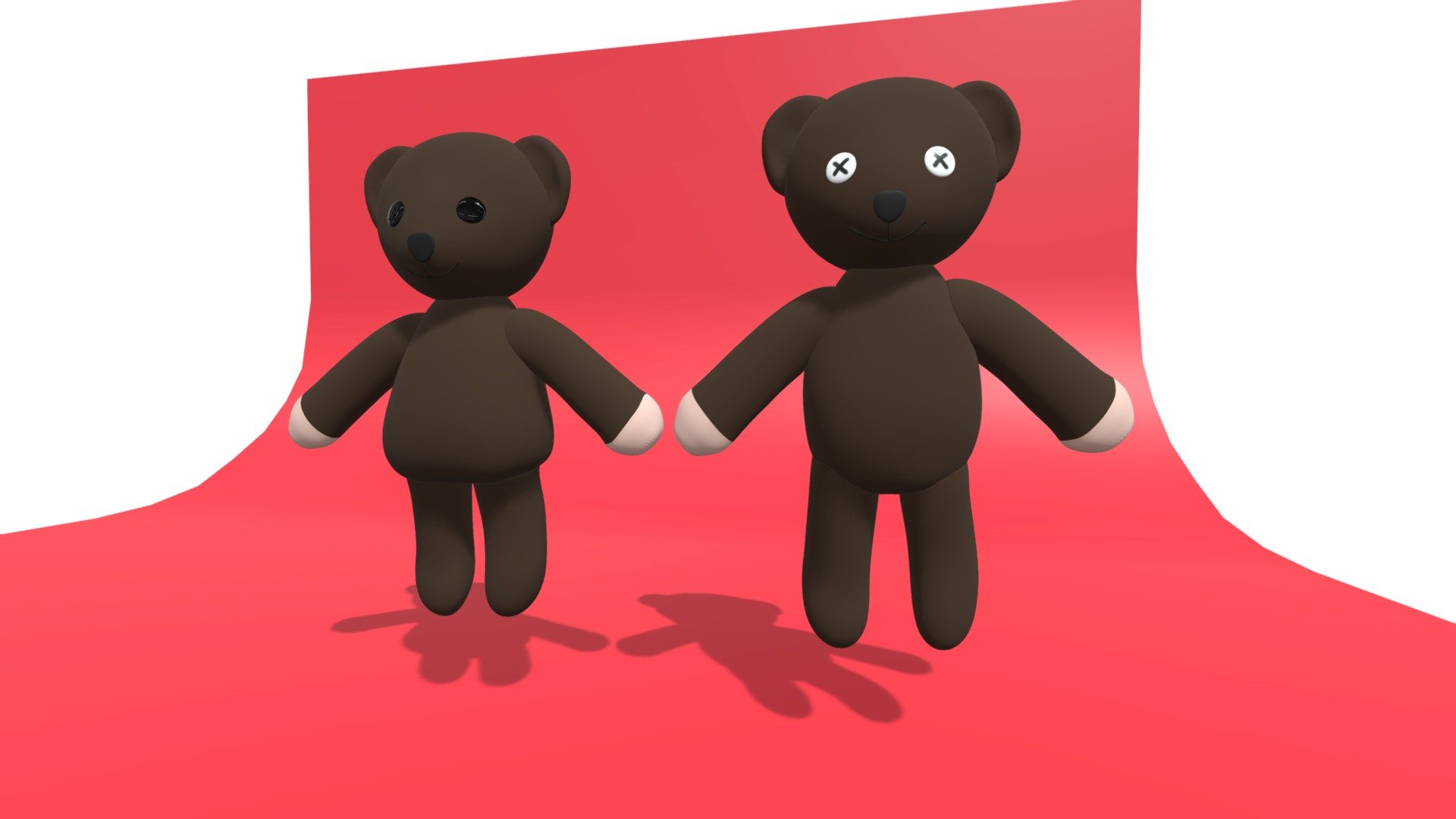 Teddy Buddies Free 3D model - Download Free 3D model by n1l3sh [cbe98ab ...