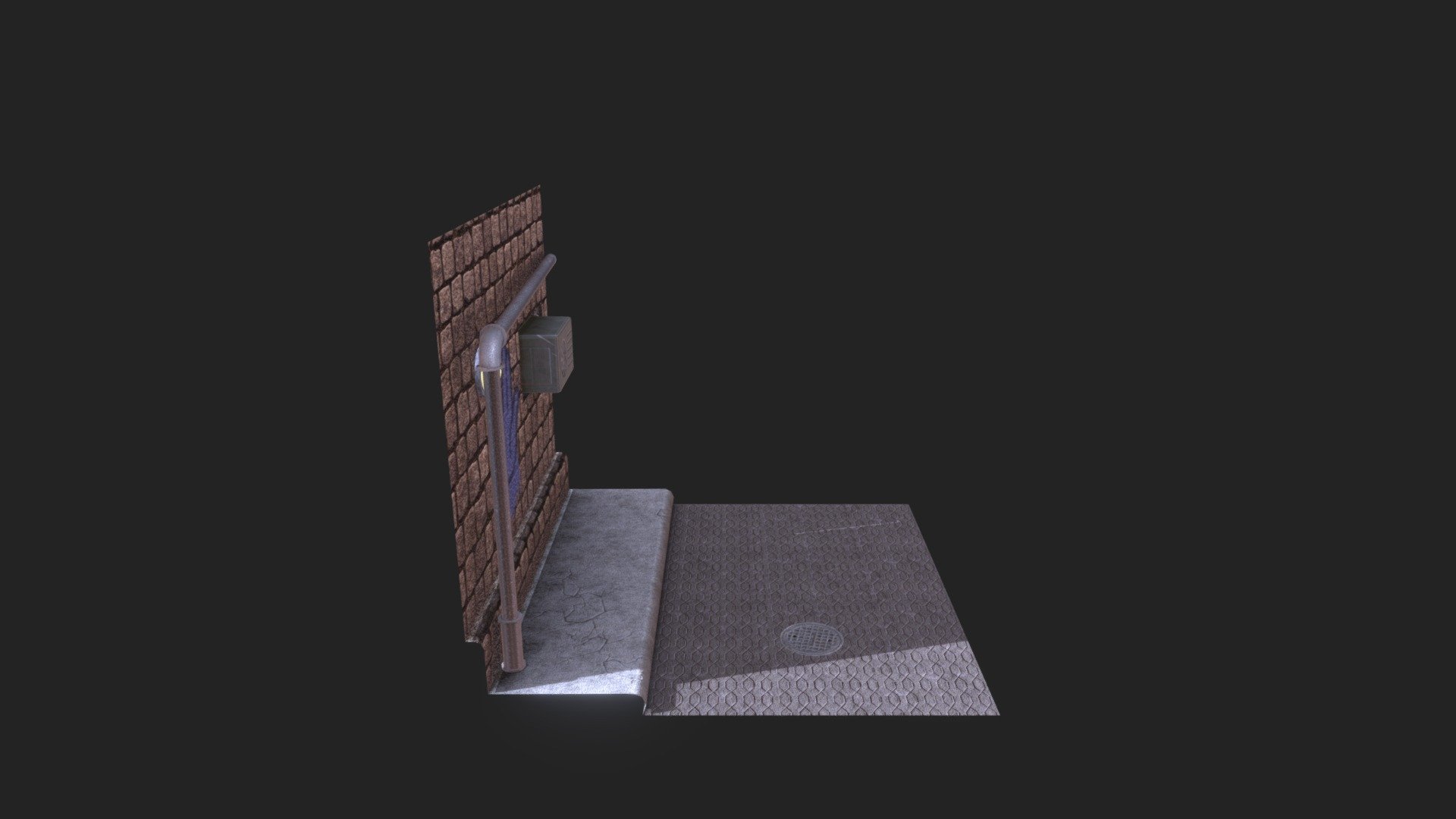 Alleyway - Download Free 3D model by cseldyn [cbea903] - Sketchfab