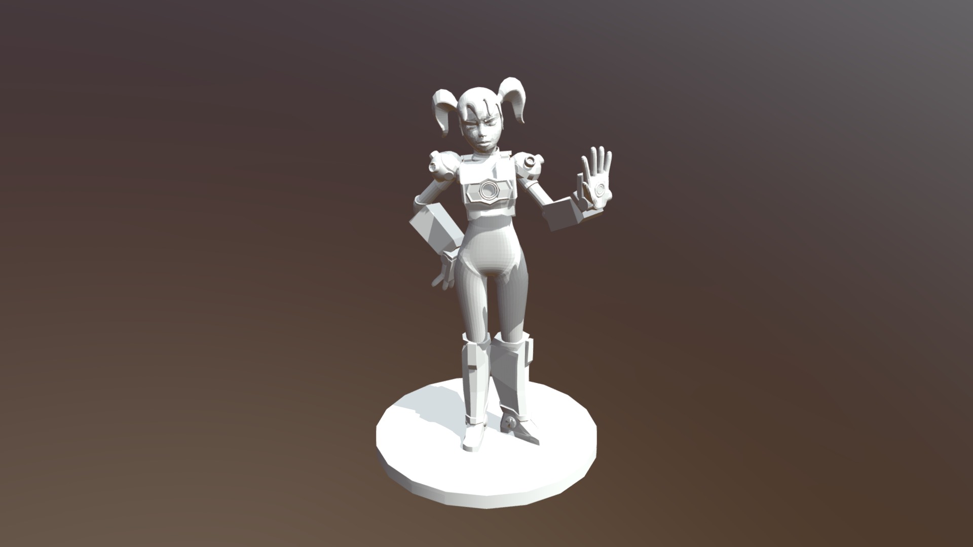 Kara Final pose - 3D model by Francesco.Olaya.Gonzaga [cbec025] - Sketchfab