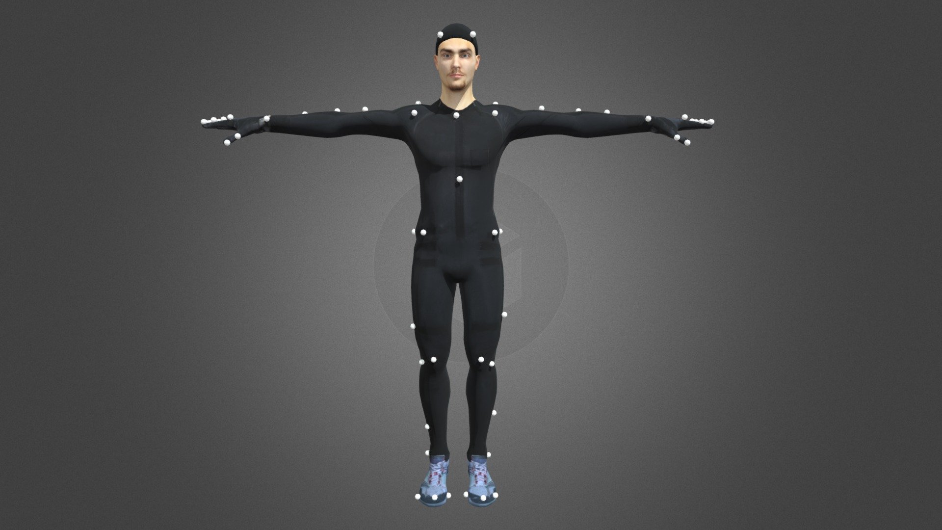77 Marker Setup Vicon (Production10Fingers) - 3D model by fredfroehlich ...