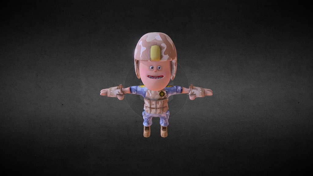 army man - 3D model by miladfoolad [cbee90a] - Sketchfab