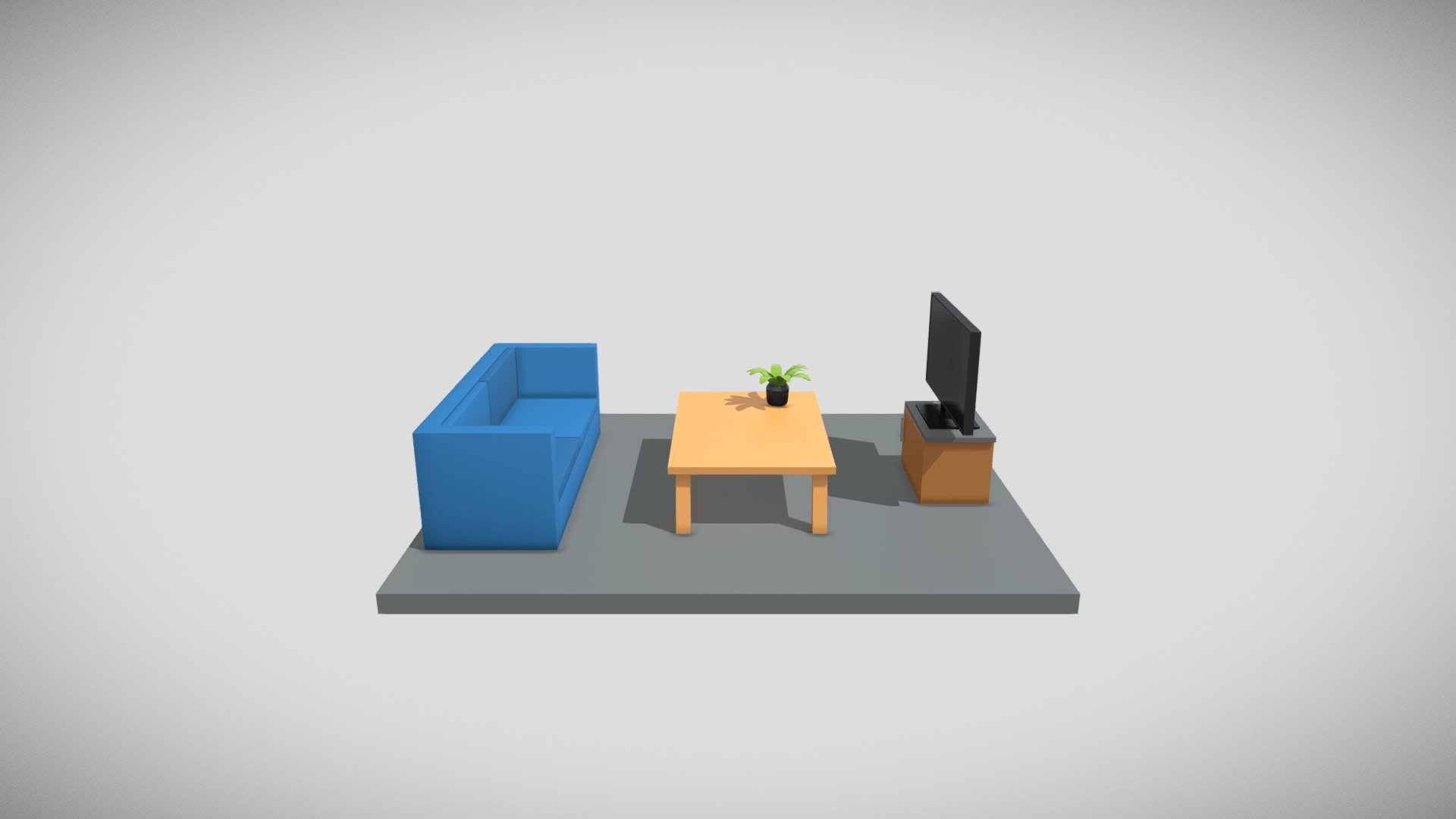 Living room - 3D model by nix3dpro [cbeea74] - Sketchfab