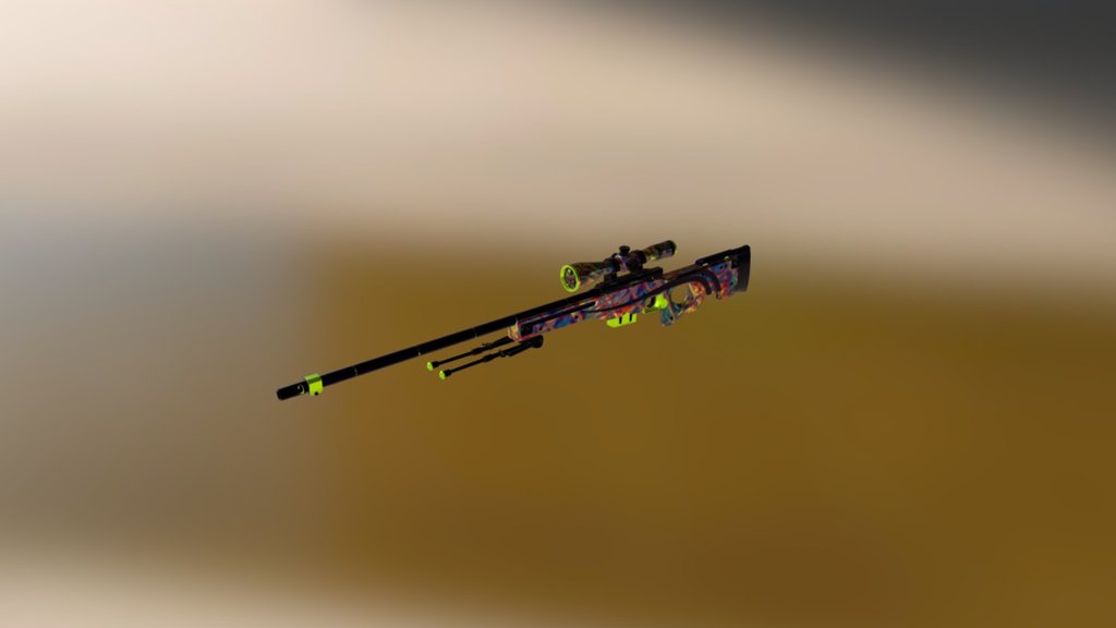 AWP | Glass mosaic - 3D model by ____xsoulx____ [cbefcef] - Sketchfab