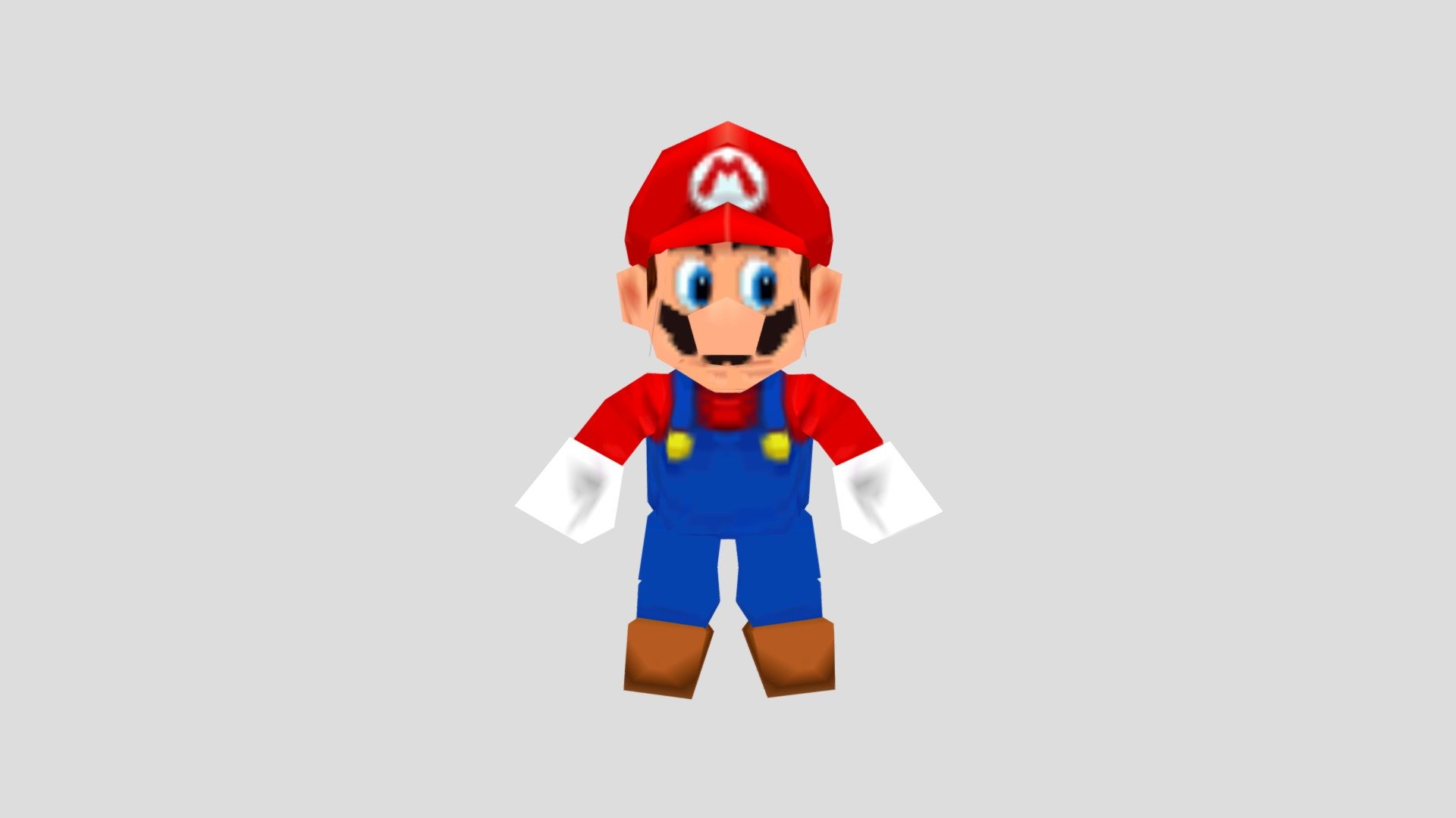 DS _ D Si - Mario Party DS Mario(Face failure) - Download Free 3D model ...