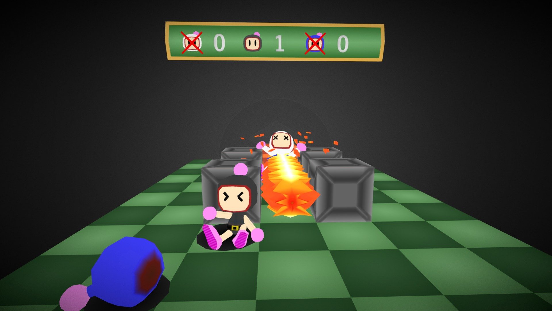 Bomberman Diorama WIP - 3D model by RileyHsiang [cbf28ac] - Sketchfab