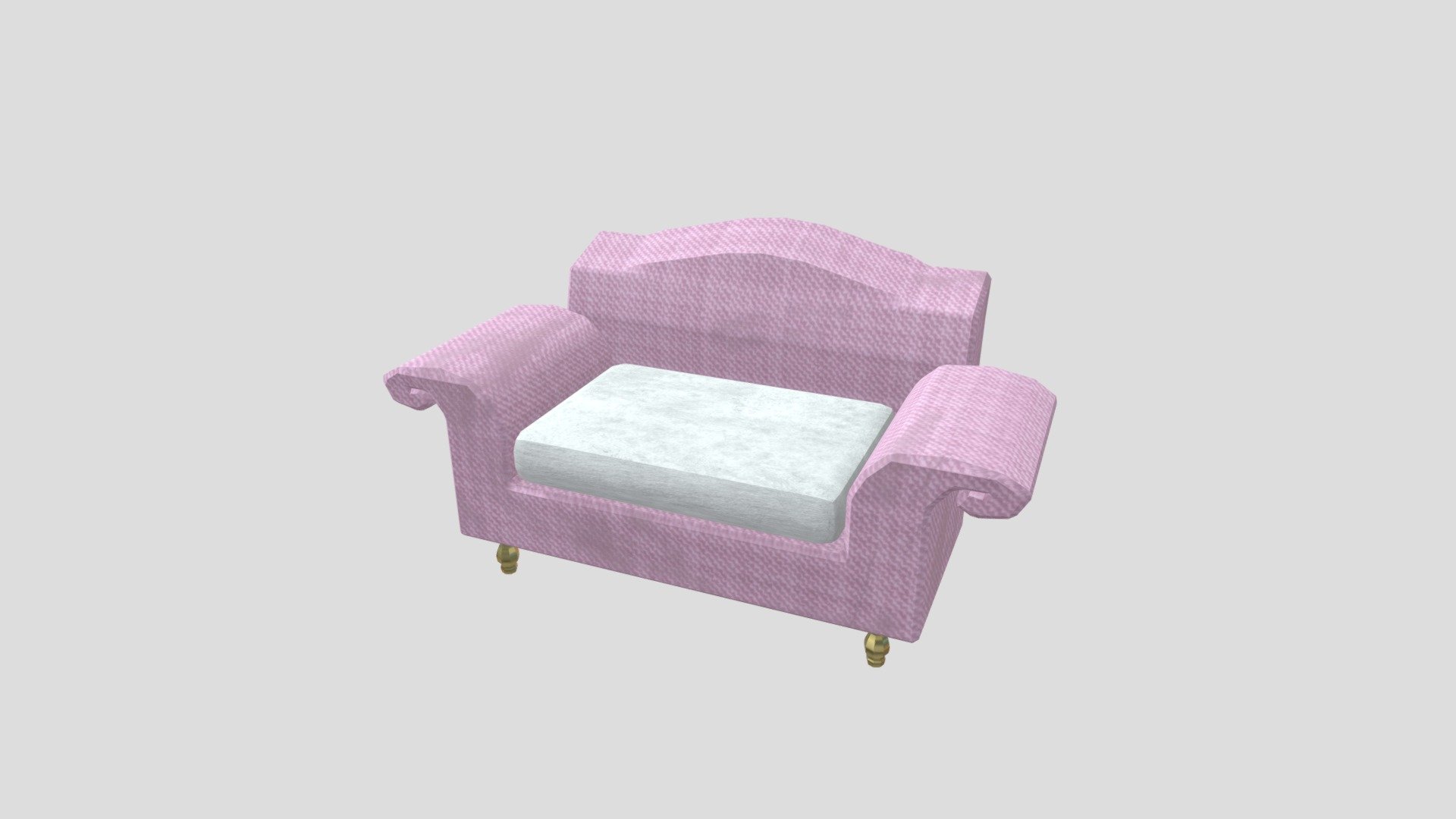 Child's Princess Couch - 3D model by madisontayler [cbf2d9e] - Sketchfab