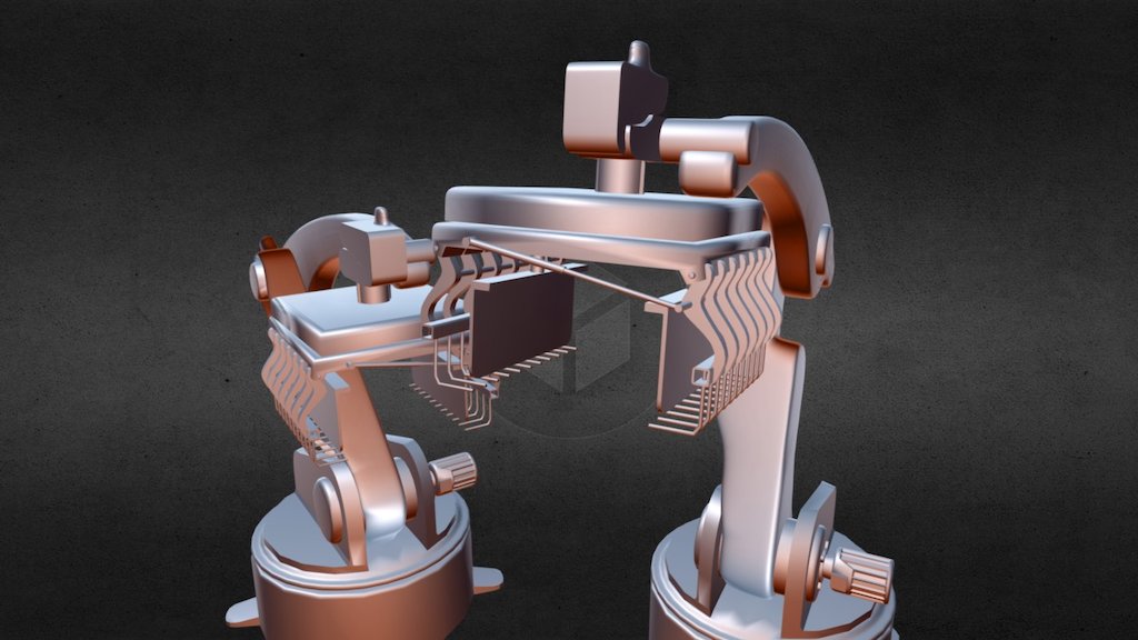 Robotic - 3D model by AlexGuerra [cbf3acb] - Sketchfab