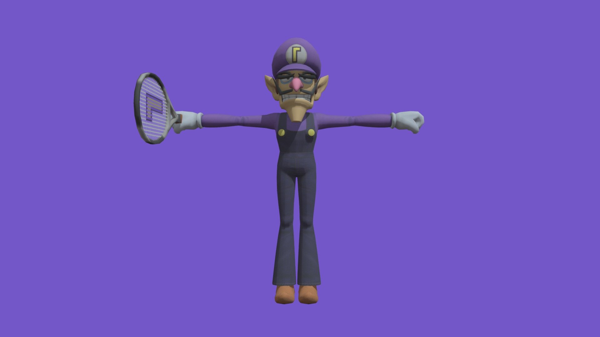 Super Smash Bros Ultimate - Waluigi - Download Free 3D model by H,yoshi ...