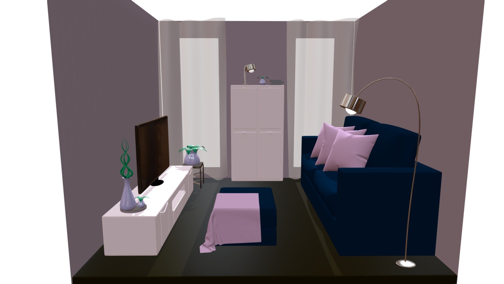 Sala - 3D model by Valentina_Mora (@vmoraamado) [cbf7dba] - Sketchfab