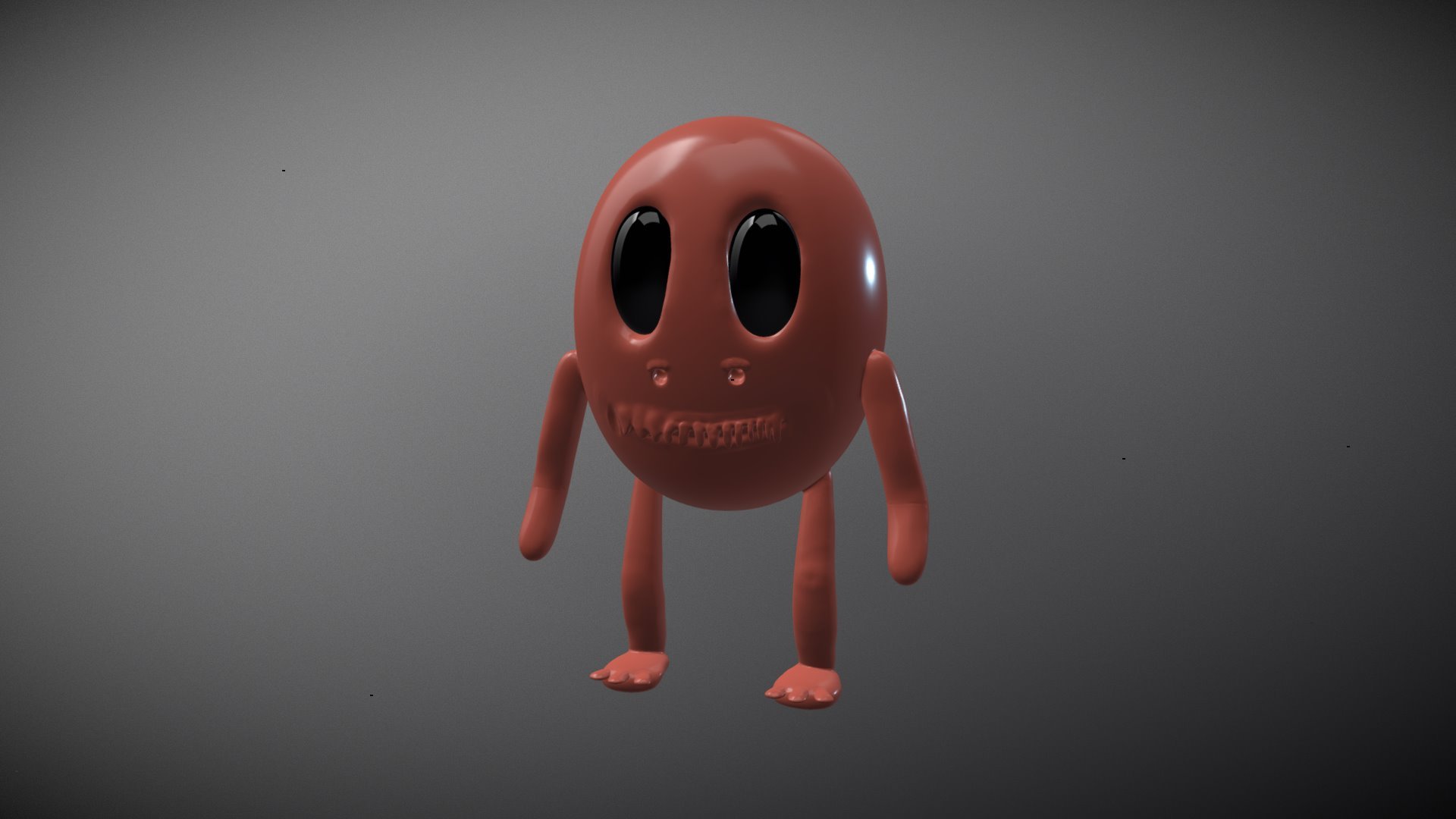 6 (monster) #sculptjanuary18 - 3D model by Vinícius Hernandes (@poker82 ...