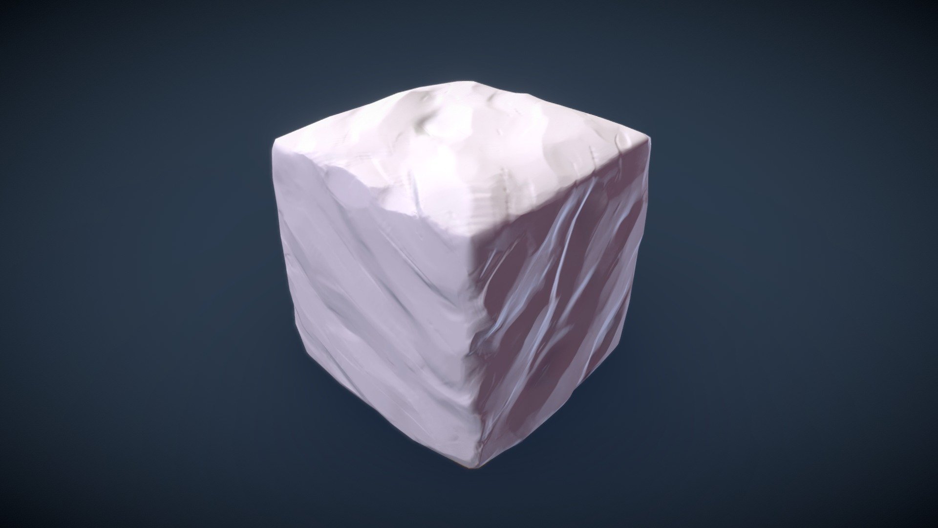 Snow Cube - PBR Hand Painted Series - 3D model by BitGem [cbf9e16 ...